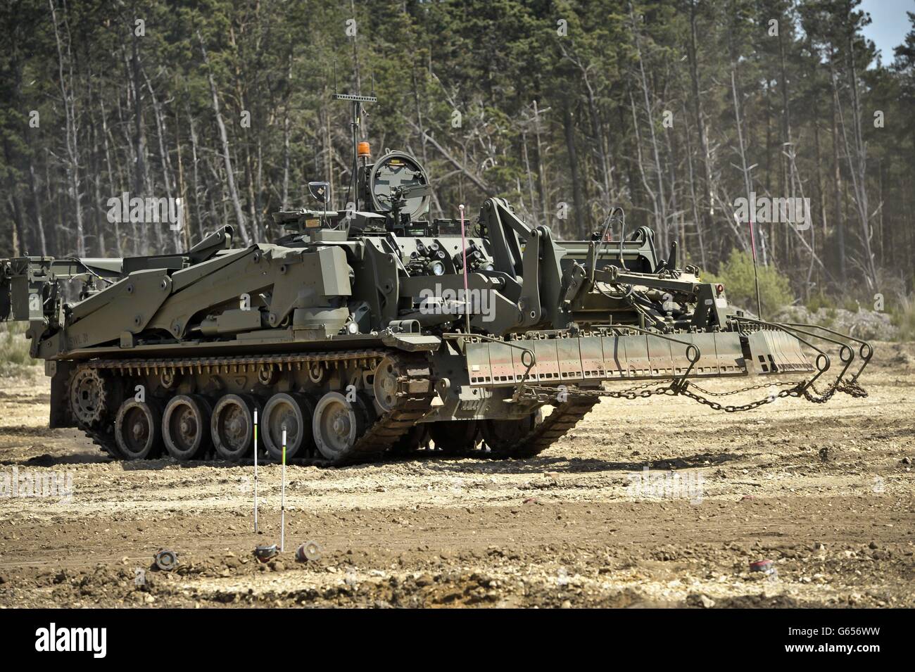 Entirely controlled remotely unveilling defence armoured vehicle centre ...