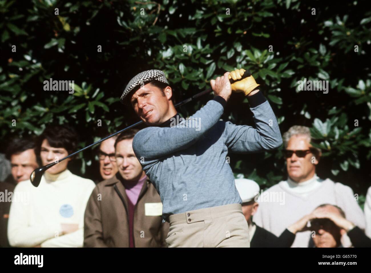 Golf. Gary Player driving Stock Photo - Alamy