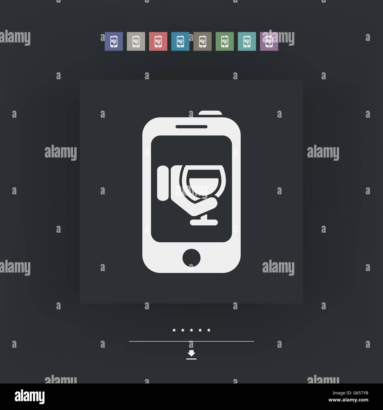 Celebrate mobile Stock Vector Images - Alamy