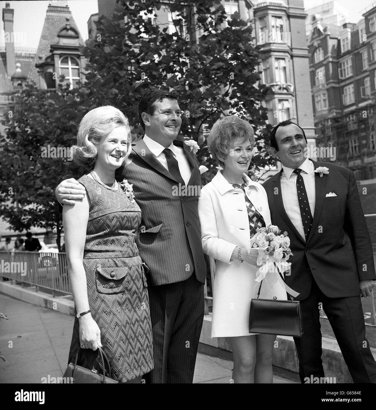 After Their Wedding At Caxton Hall High Resolution Stock Photography ...