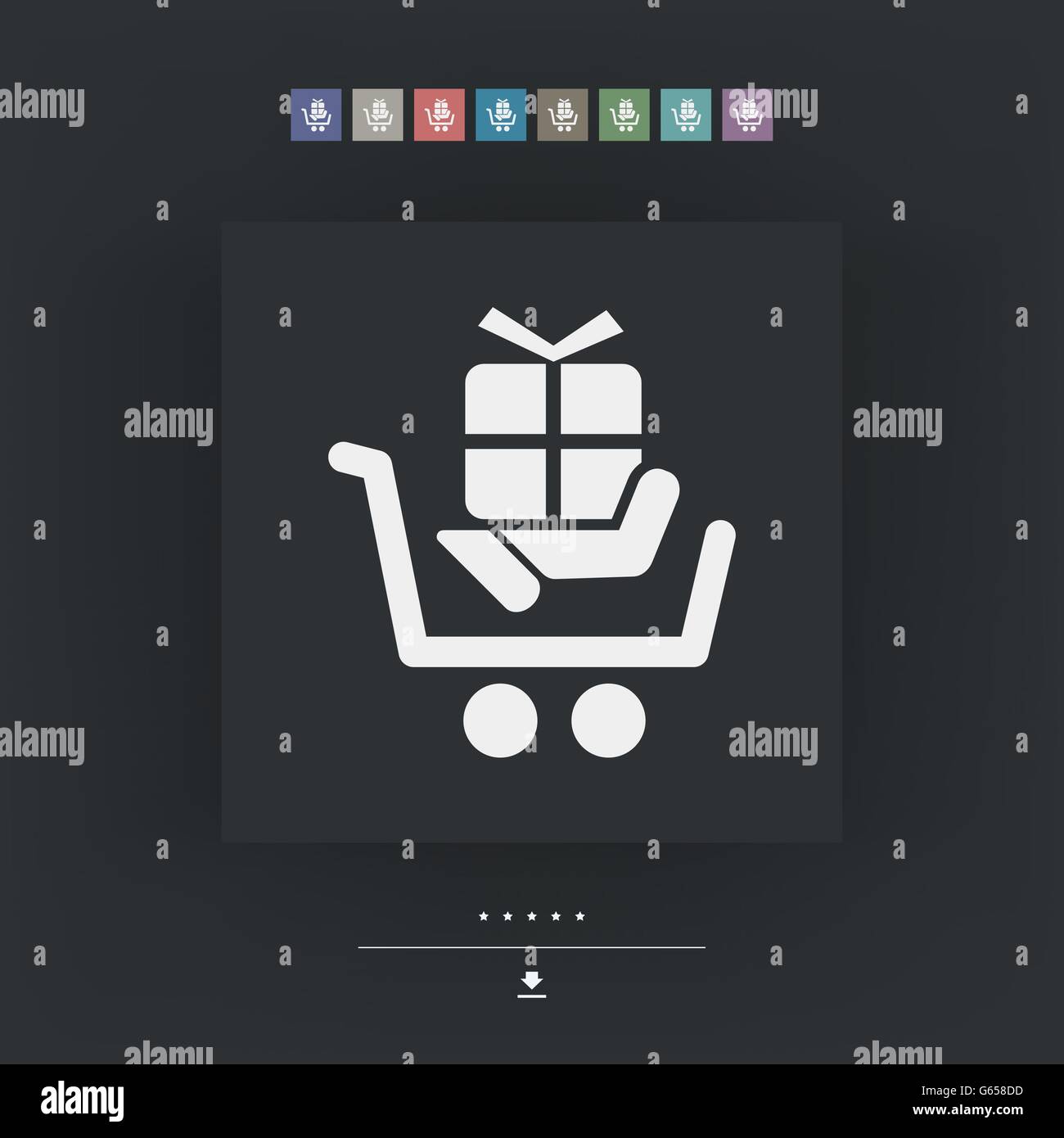 Cart store icon Stock Vector Image & Art - Alamy