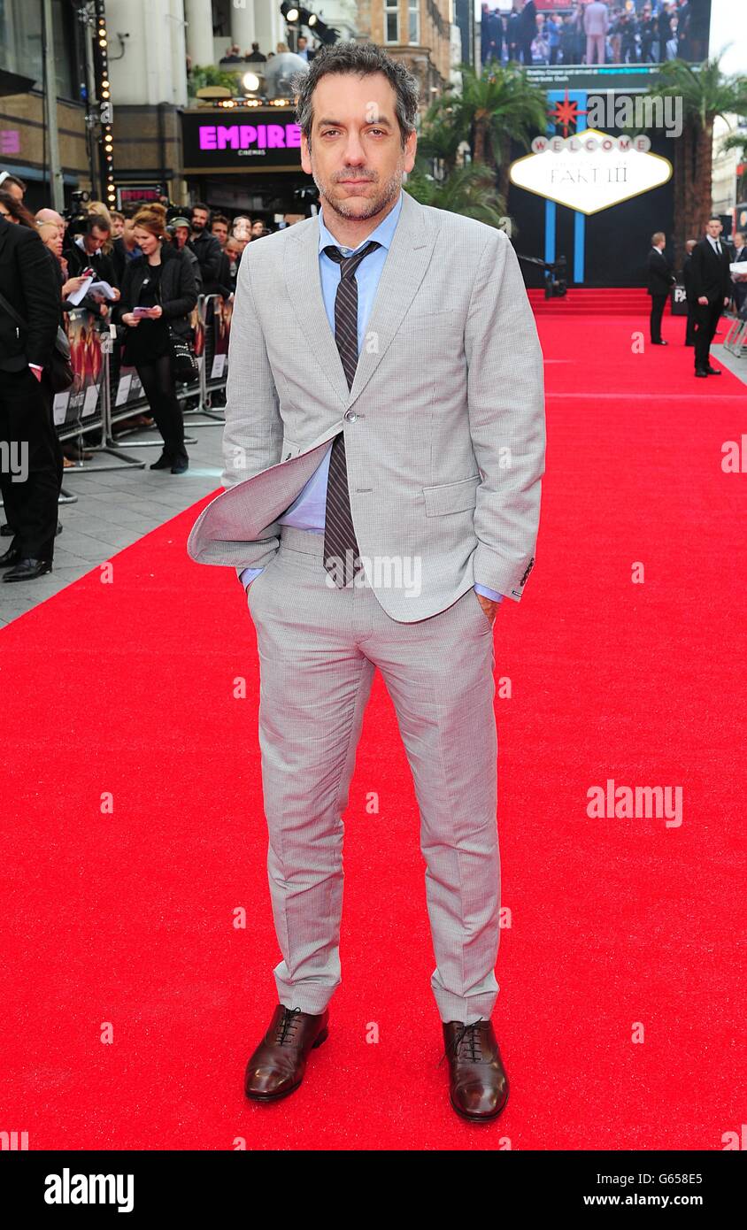 Todd Phillips arriving for the European premiere of The Hangover Part 3 ...