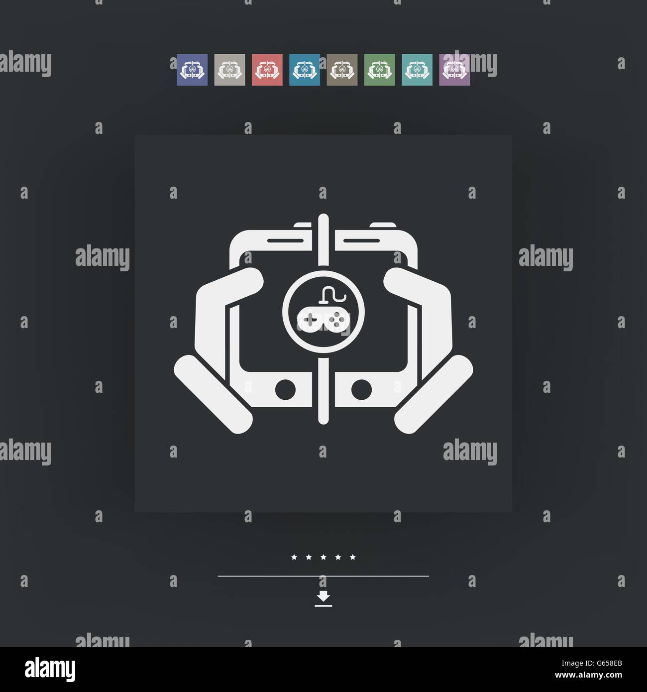 Game digital store Stock Vector Images - Alamy