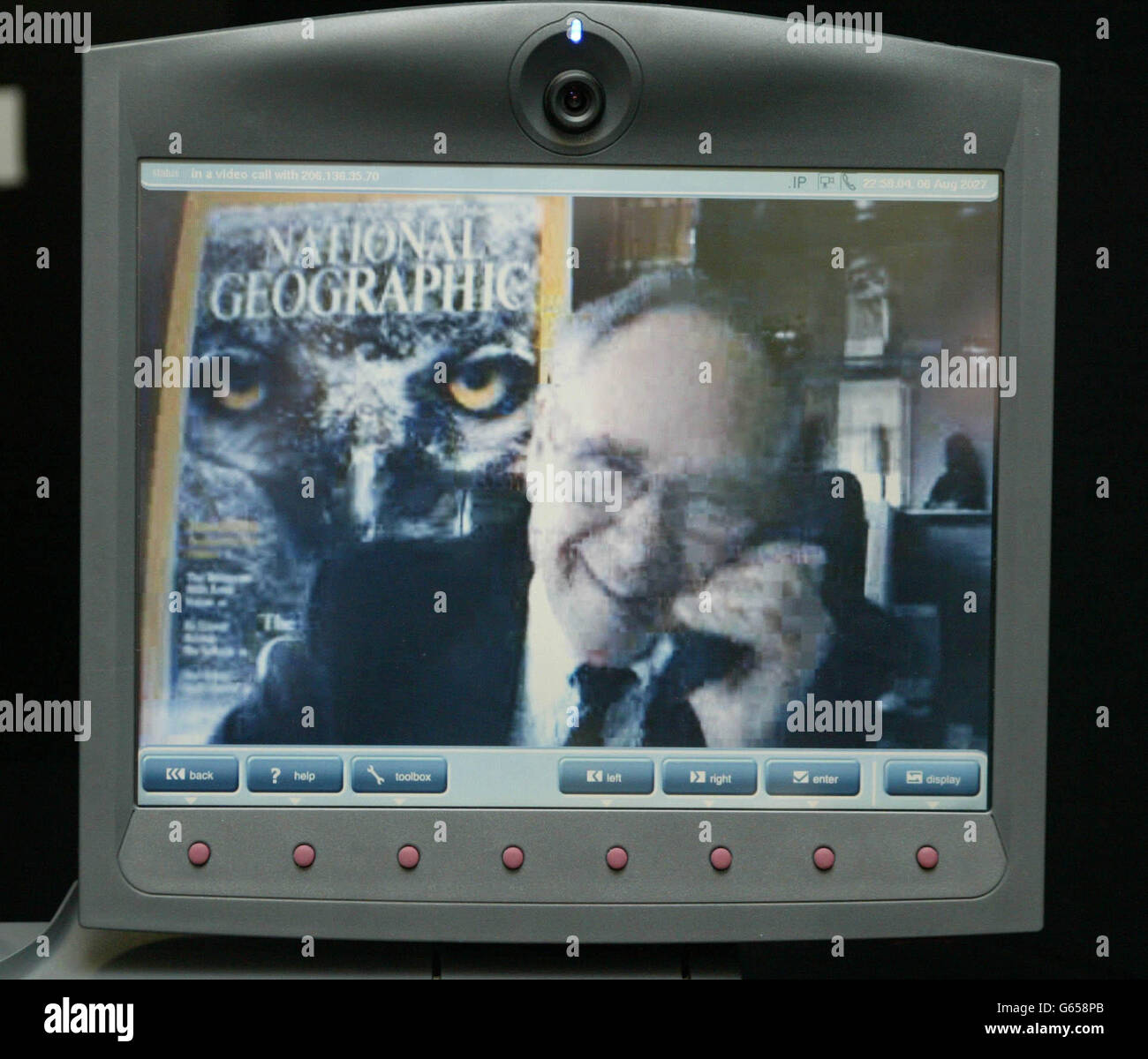 Gilbert Grosvenor, the great grandson of telephone inventor Alexander ...