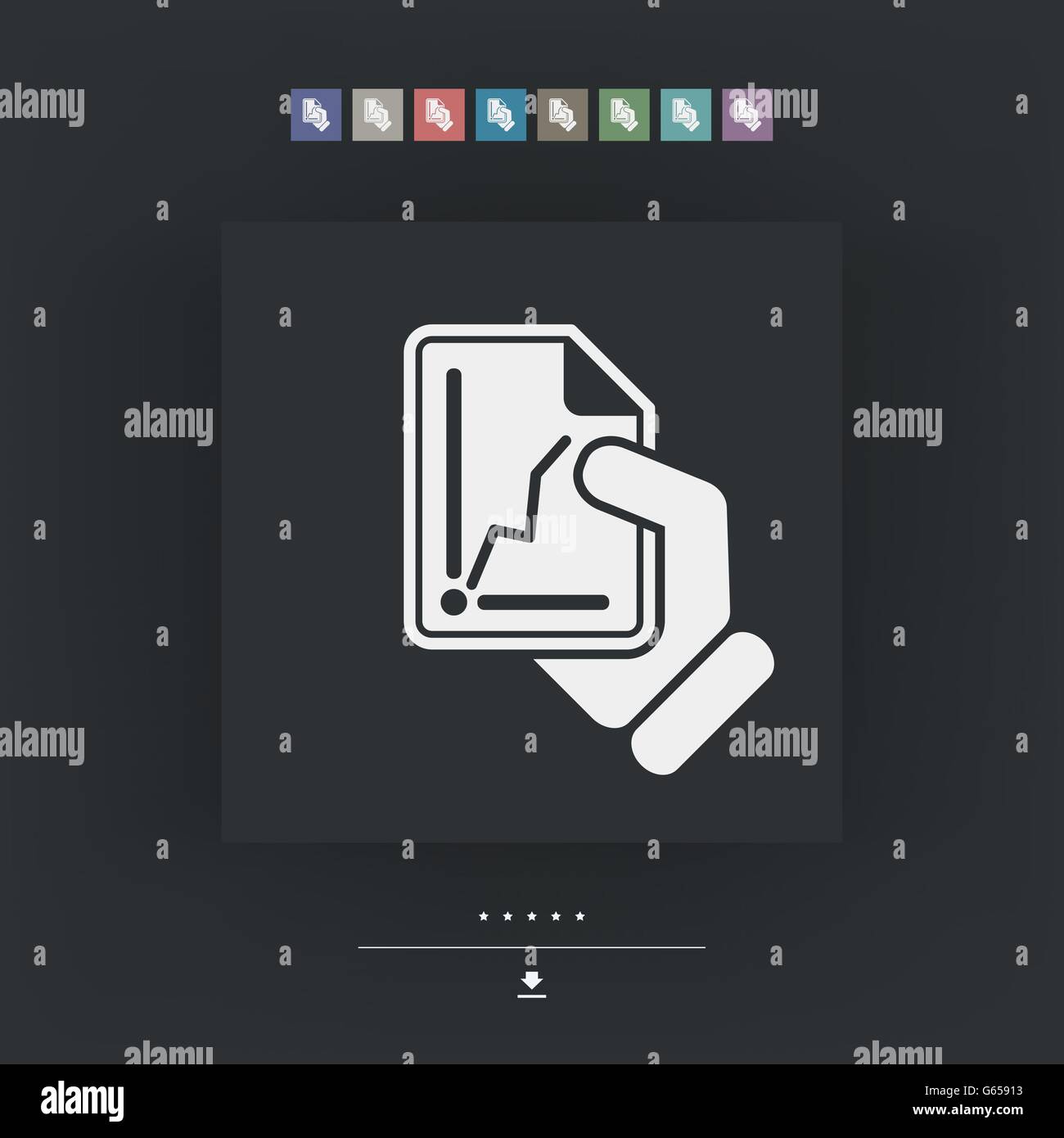 Infographic document concept Stock Vector Image & Art - Alamy