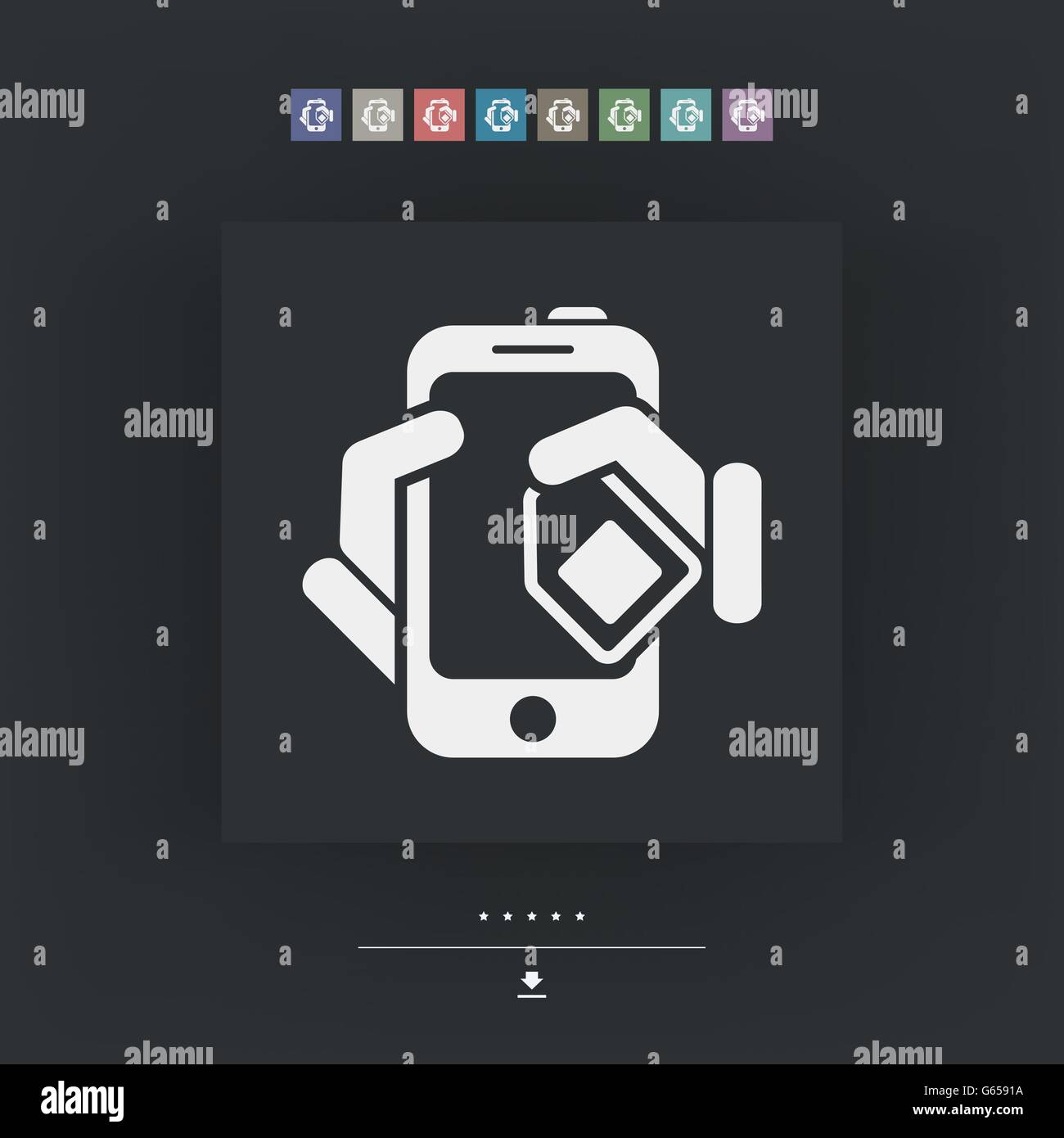 Phone card icon Stock Vector Image & Art - Alamy