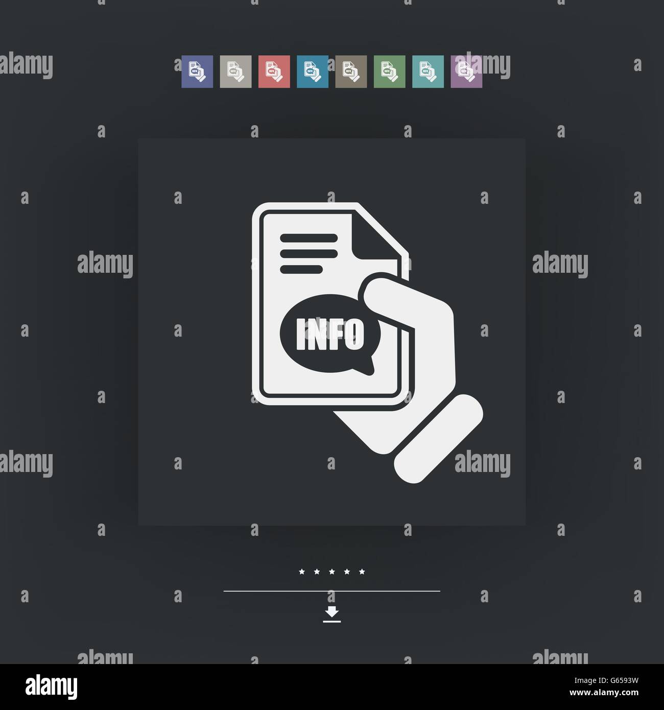 Info button icon Stock Vector Image & Art - Alamy