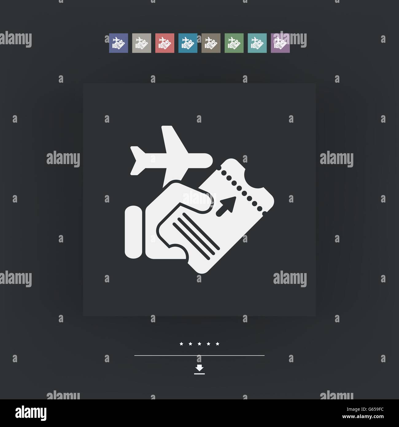 Gate ticket Stock Vector Images - Alamy