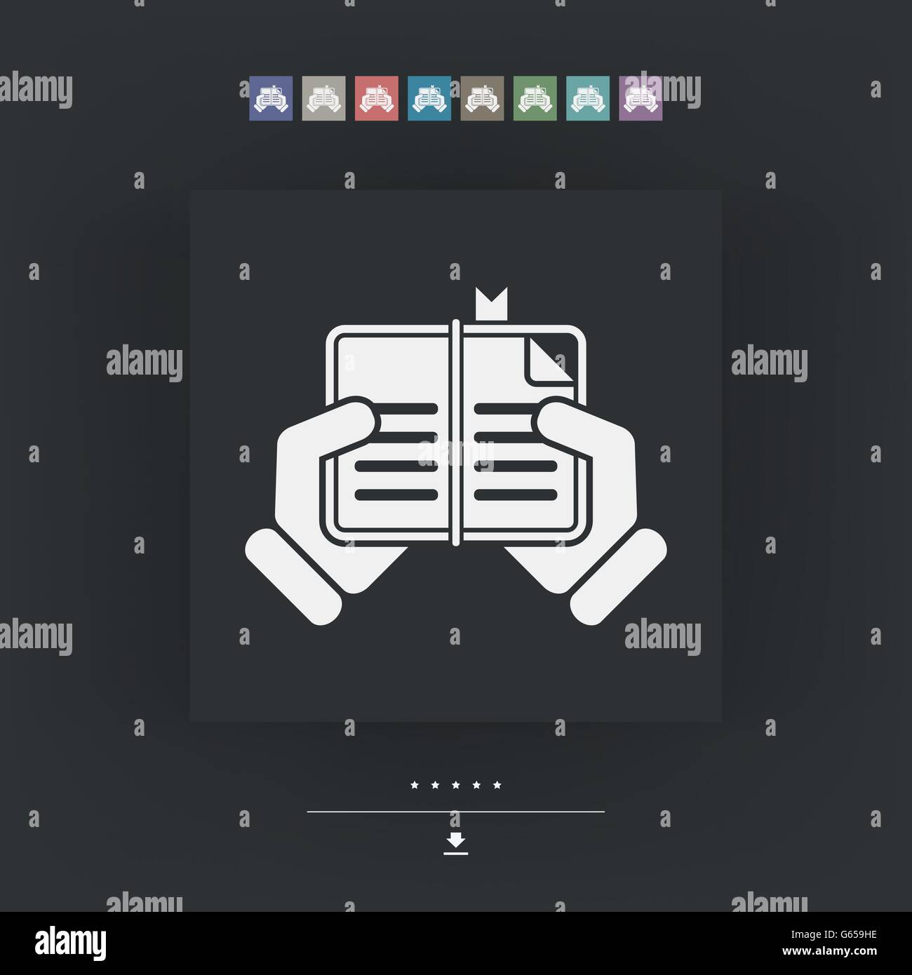 Book read icon Stock Vector Image & Art - Alamy