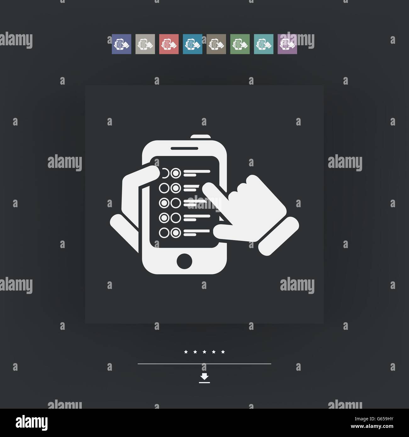 Menu setting Stock Vector Images - Alamy