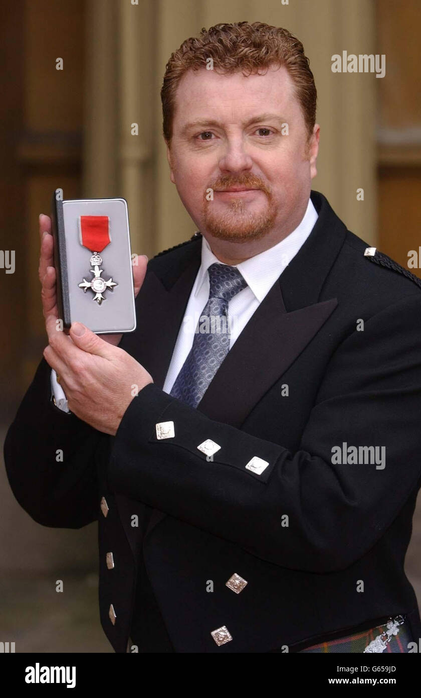 Dr Martin Taylor with MBE Stock Photo - Alamy