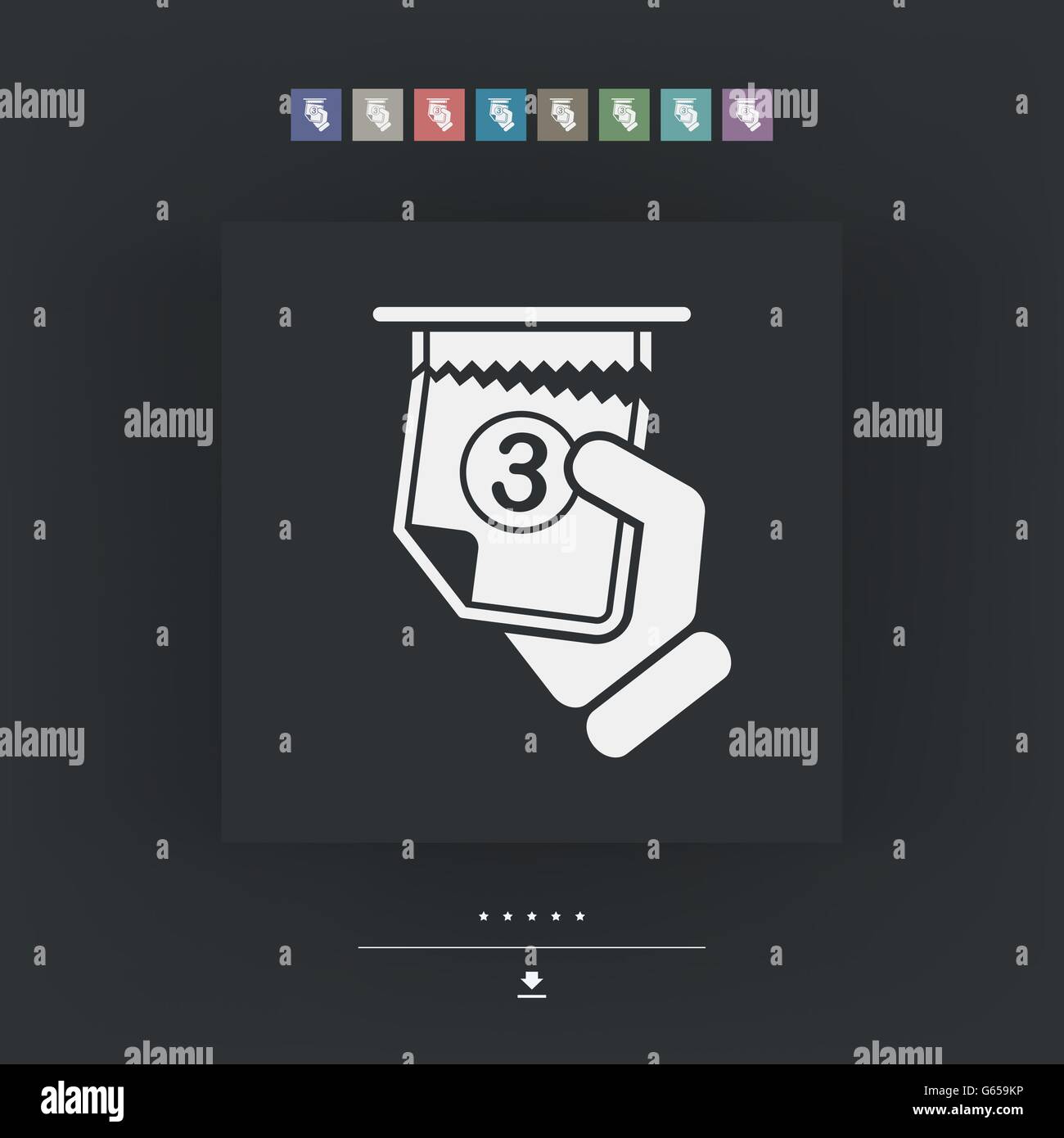 Queue symbol icon hi-res stock photography and images - Alamy