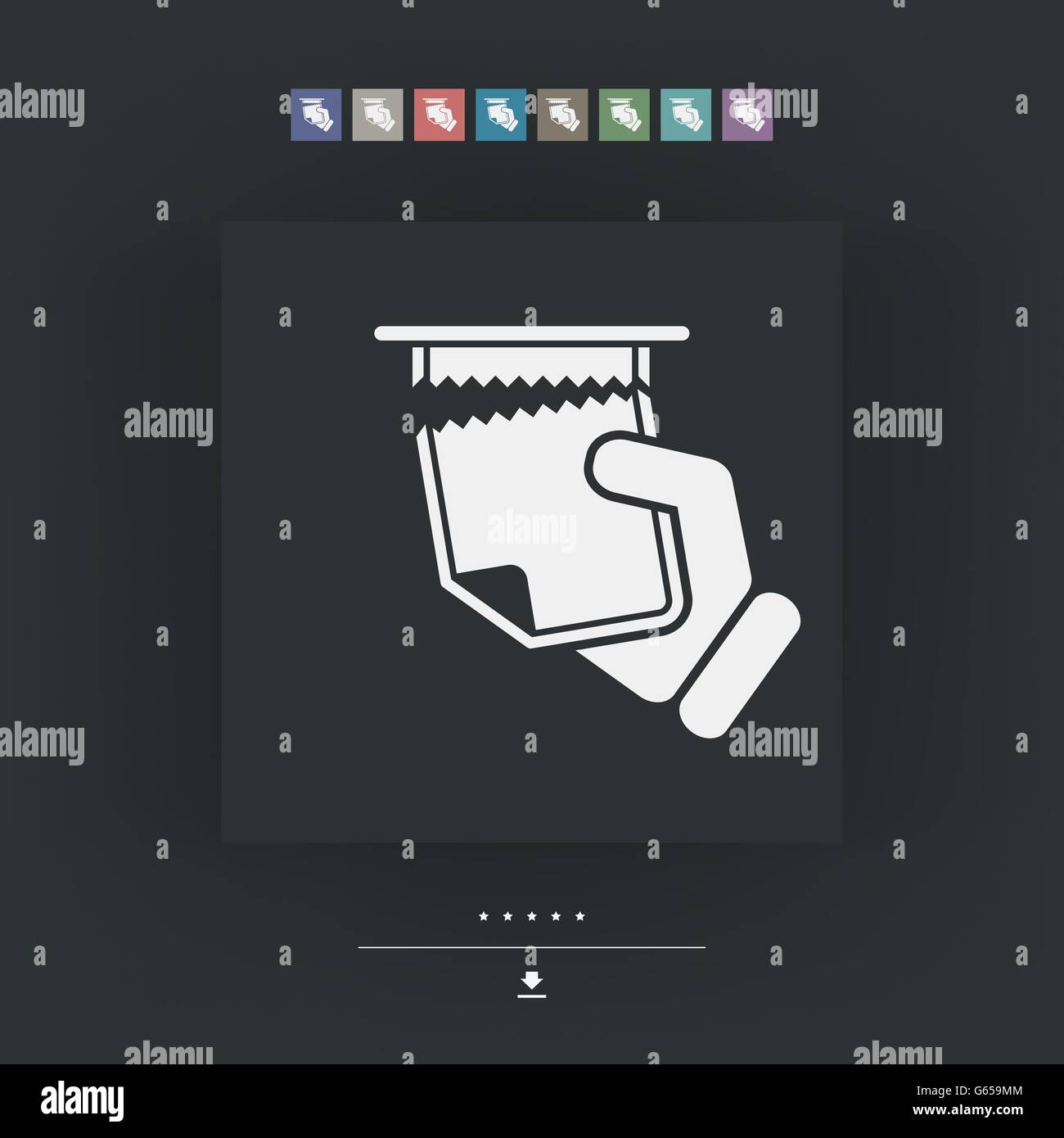 Snatch sheet paper Stock Vector Image & Art - Alamy