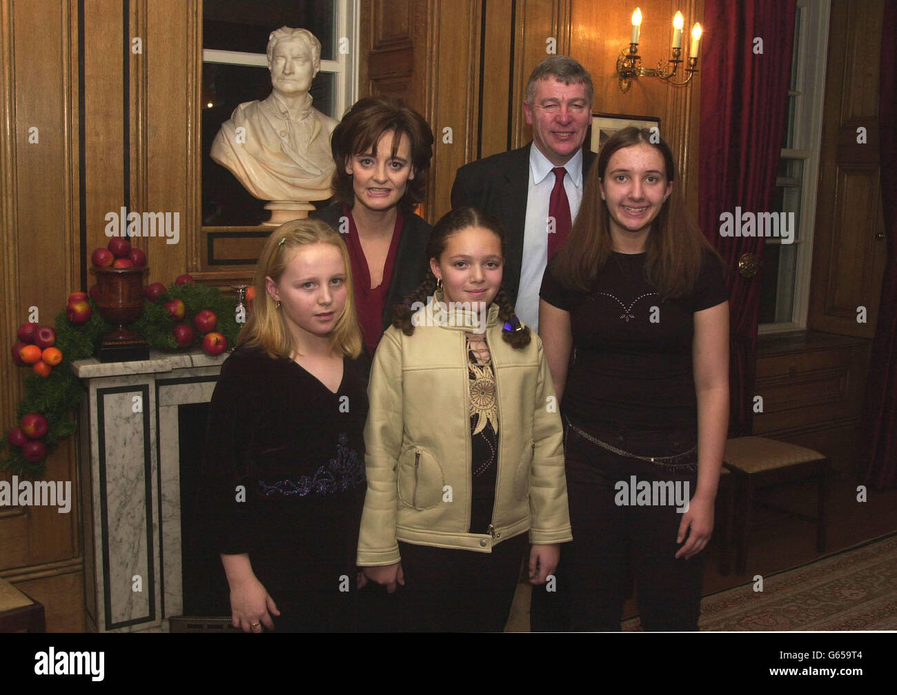 Cherie blair with graham stringer mp back from left jenna hi-res stock ...