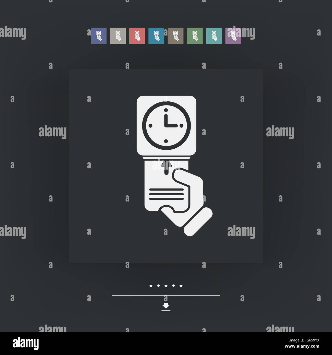 Clocking into work hi-res stock photography and images - Alamy