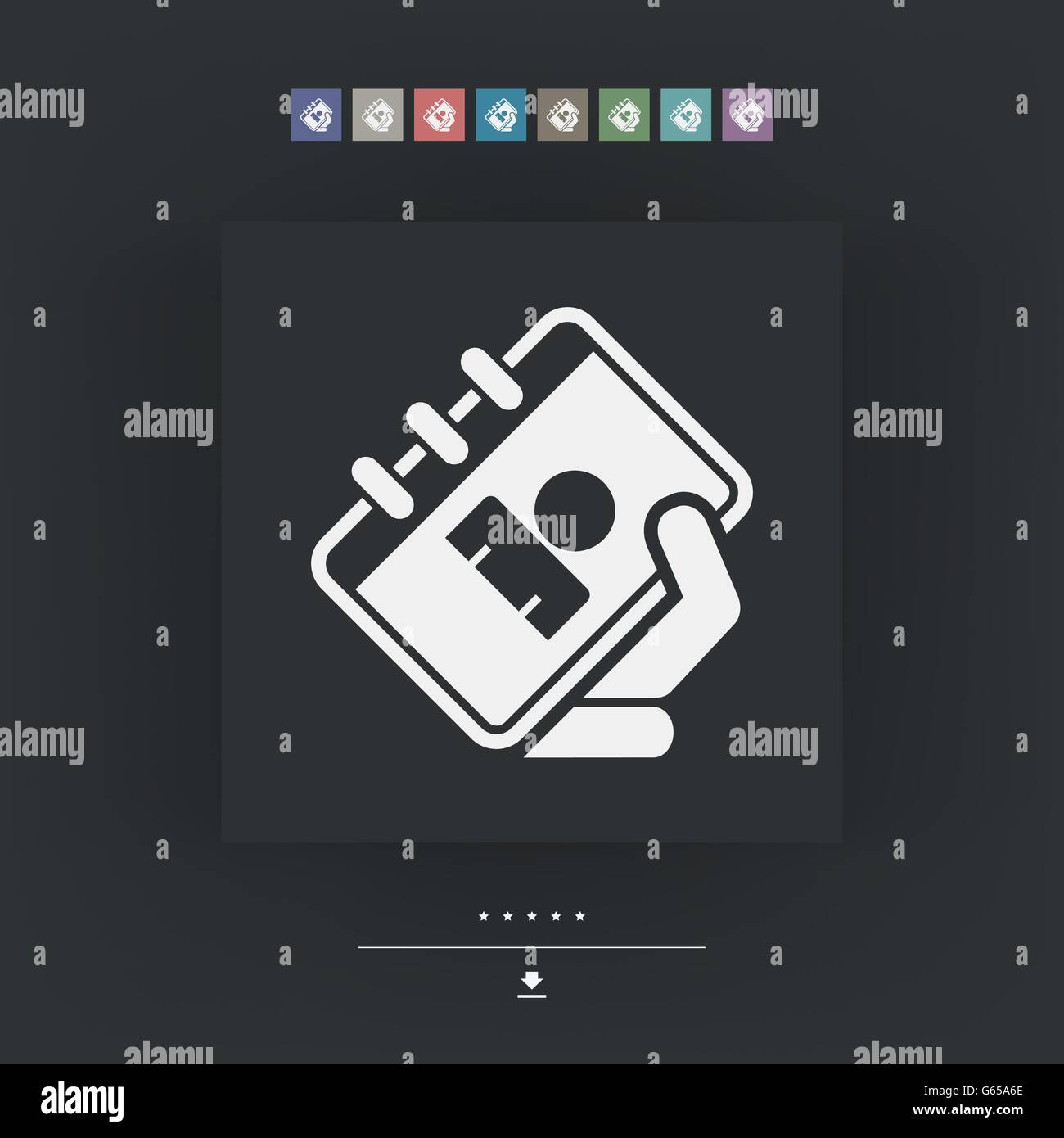 Address book vector vectors hi-res stock photography and images - Alamy