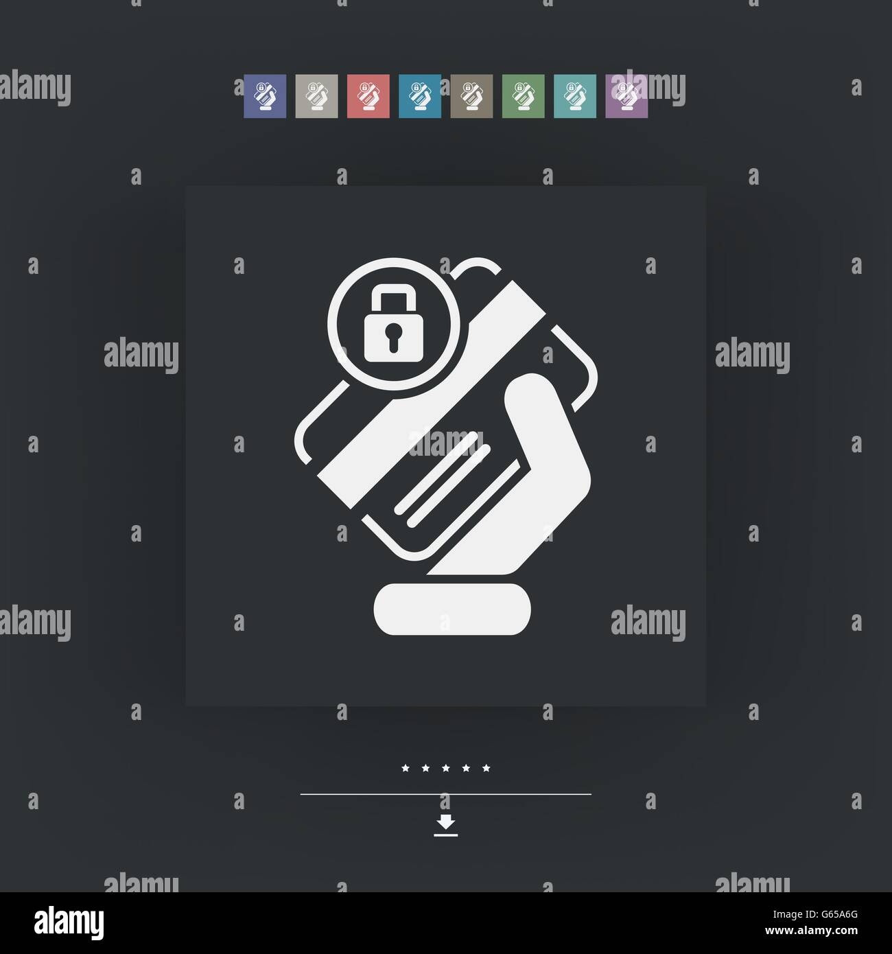 Card locked Stock Vector Images - Alamy