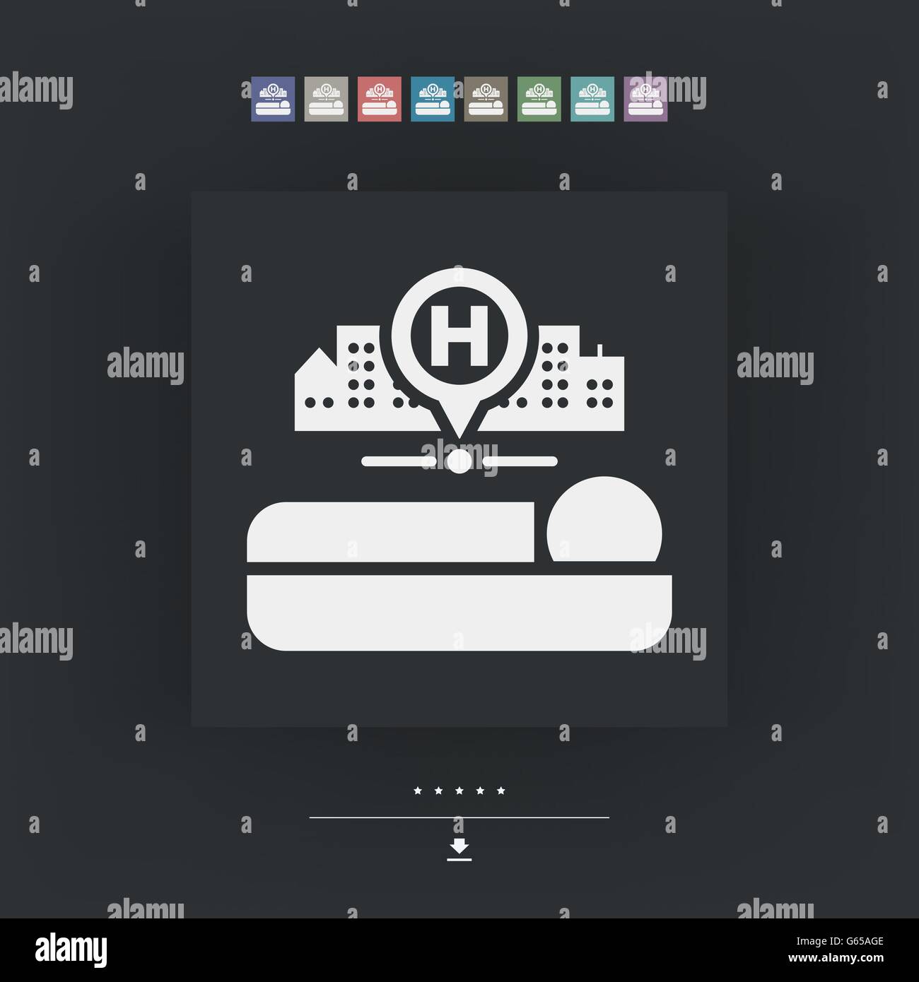 Directions to hospital Stock Vector Images - Alamy