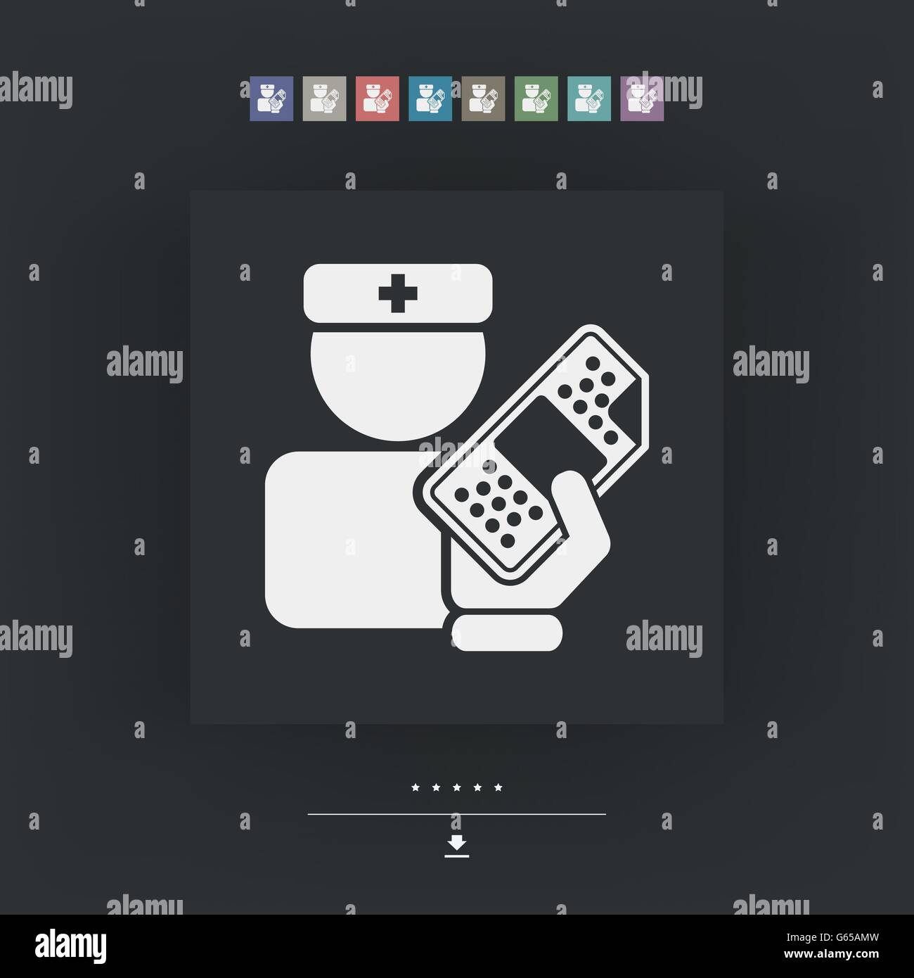 Sick patch Stock Vector Images - Alamy