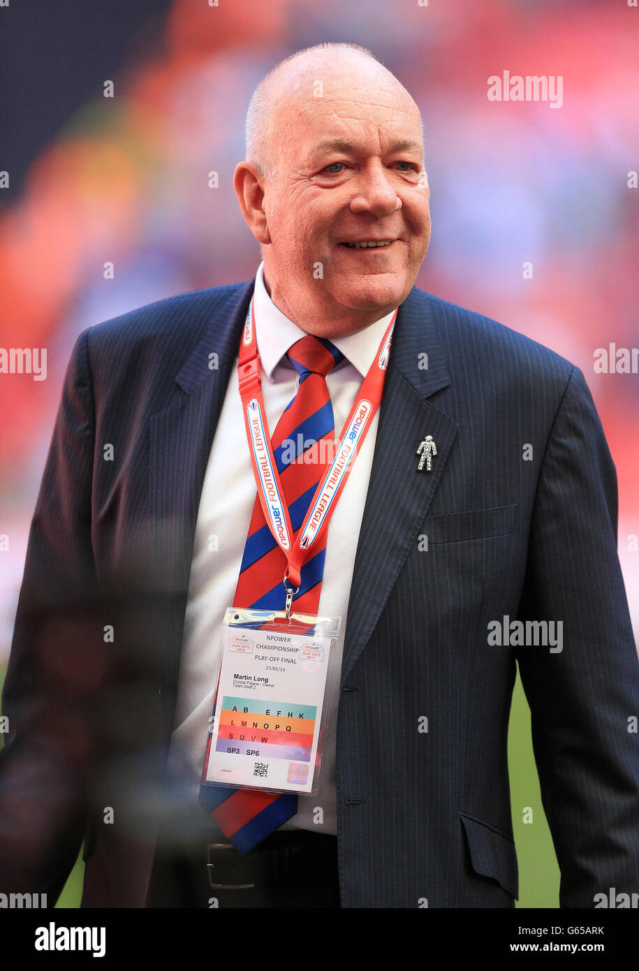 Crystal Palace co-owner and the co-chairman Martin Long Stock Photo - Alamy