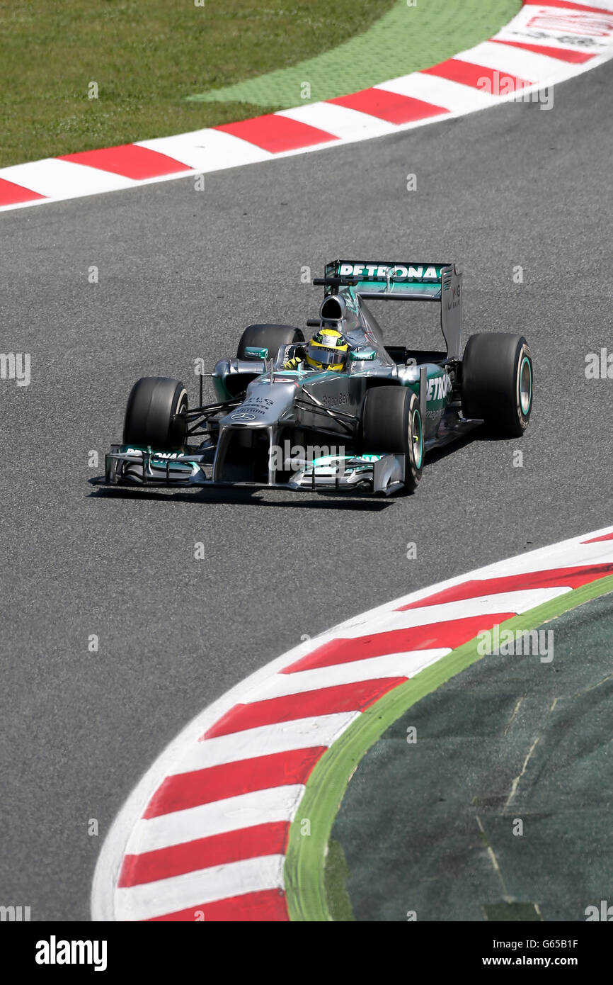 Formula one motor racing spanish grand prix race day hi-res stock ...