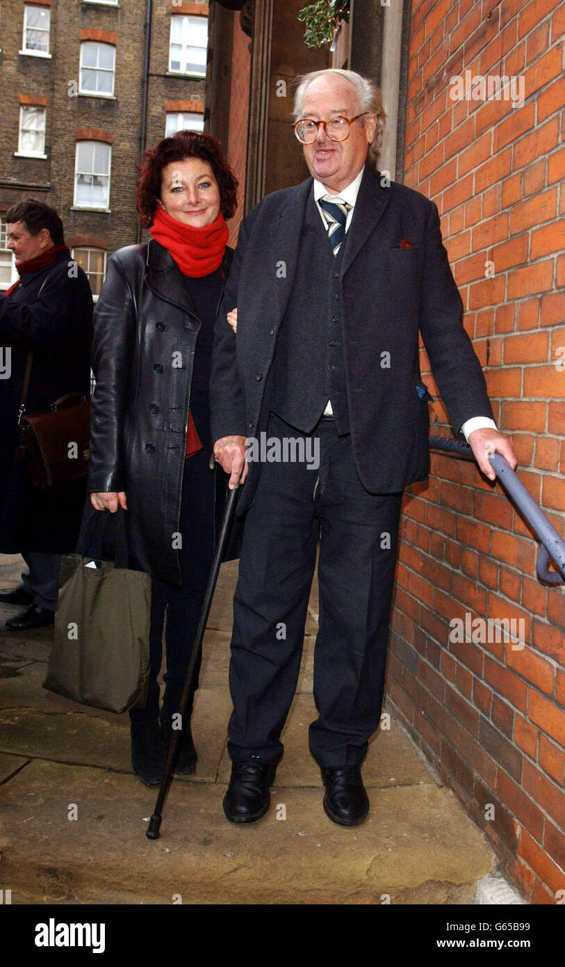 Leo McKern's daughter, Abigail, with Rumpole of The Bailey creator John ...