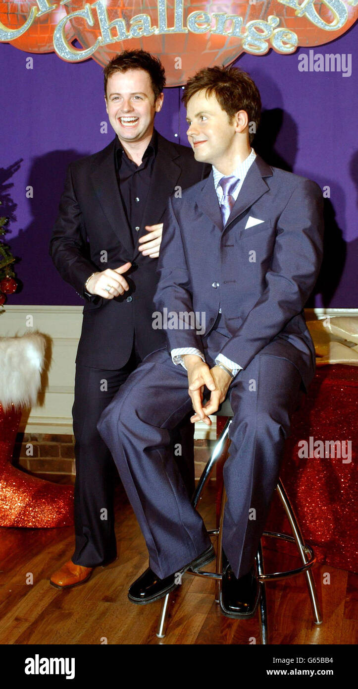 TV personalities Ant & Dec meet their waxwork models at Madame Tussaud ...