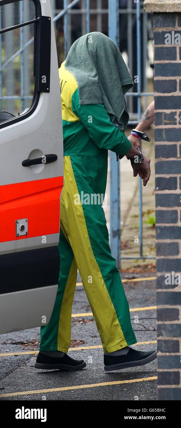 Mark Bridger, the man accused of the murder of April Jones arrives at ...