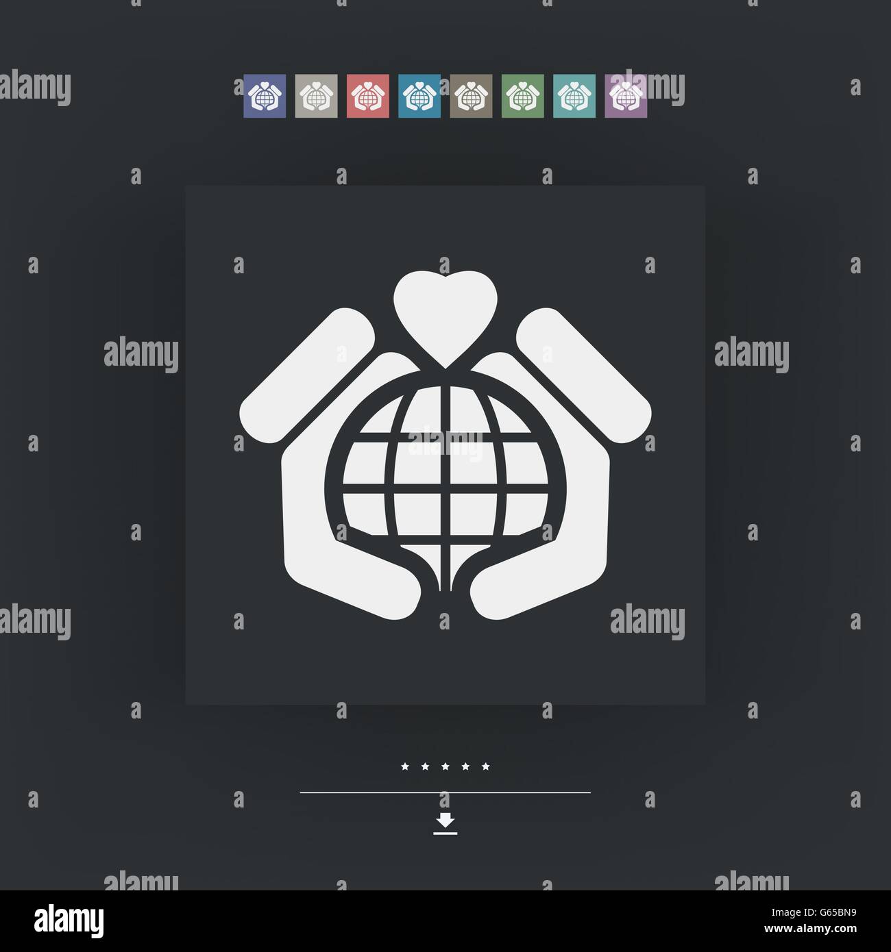 World love icon Stock Vector Image & Art - Alamy