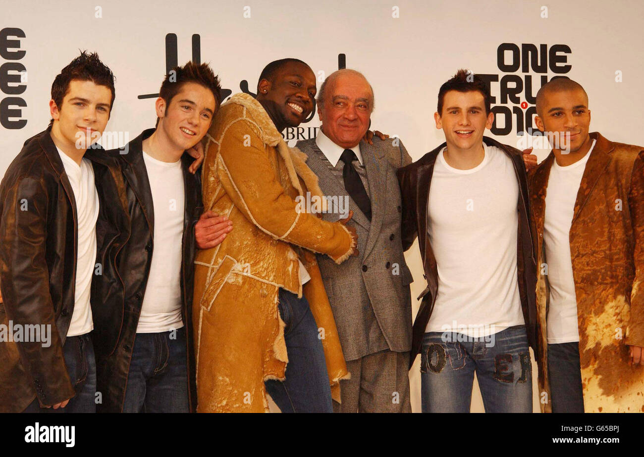 Keith semple and daniel pearce from popstars hi-res stock photography ...