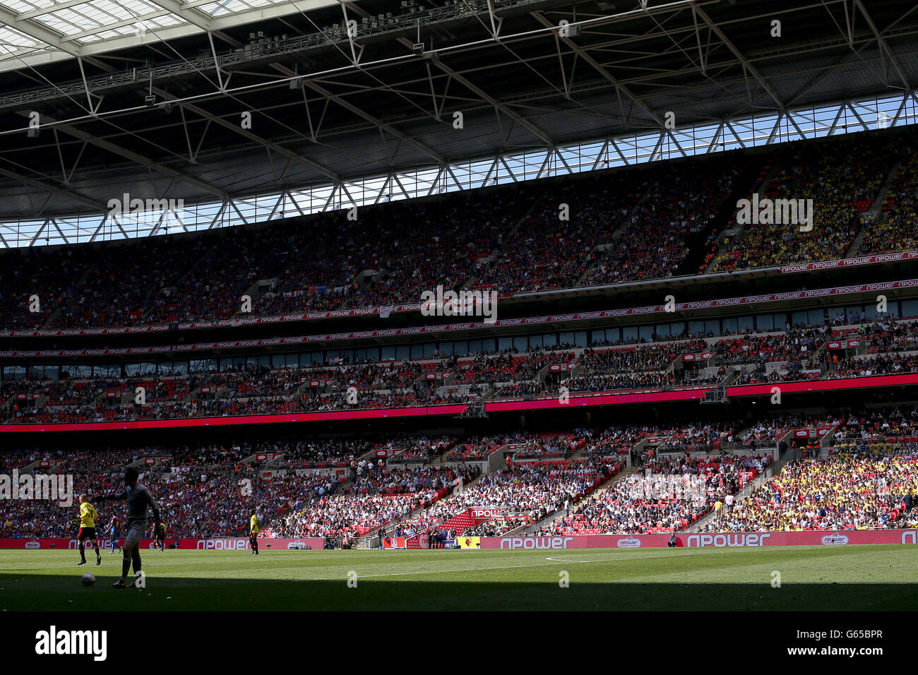 Football League Brand Branding Advert Advertising Gv General View High ...