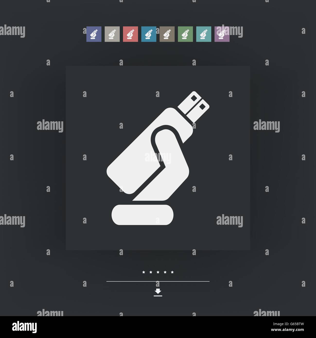 Usb memory icon Stock Vector Image & Art - Alamy