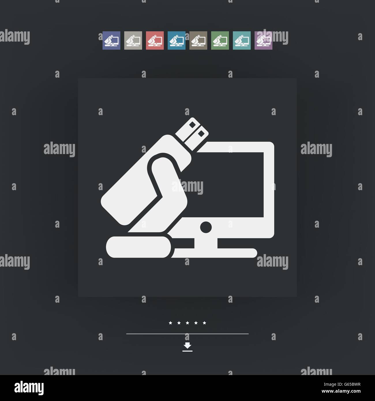 Bus tv Stock Vector Images - Alamy