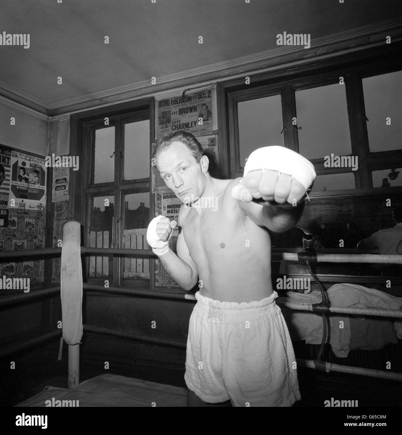Boxing - 1966 World Heavyweight title fight - Henry Cooper in training ...