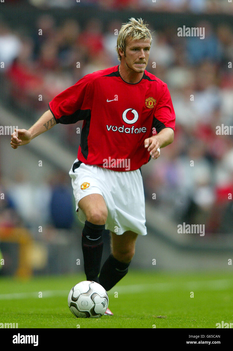 Manchester utd beckham hi-res stock photography and images - Alamy