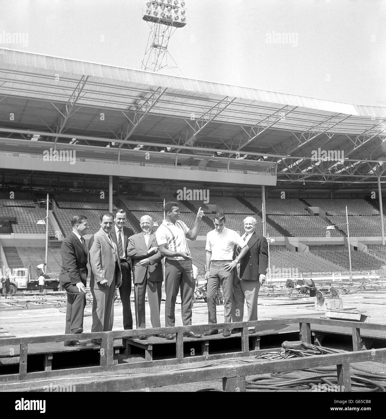 Boxing - 1963 Heavyweight Fight - Henry Cooper v Cassius Clay - Pre ...