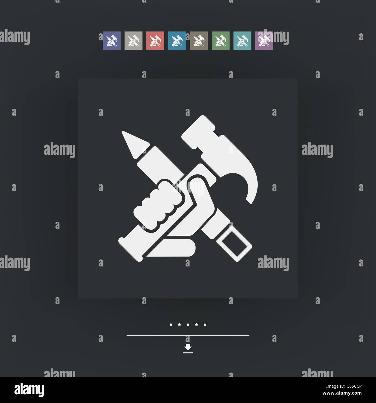 Work tools icon Stock Vector Image & Art - Alamy