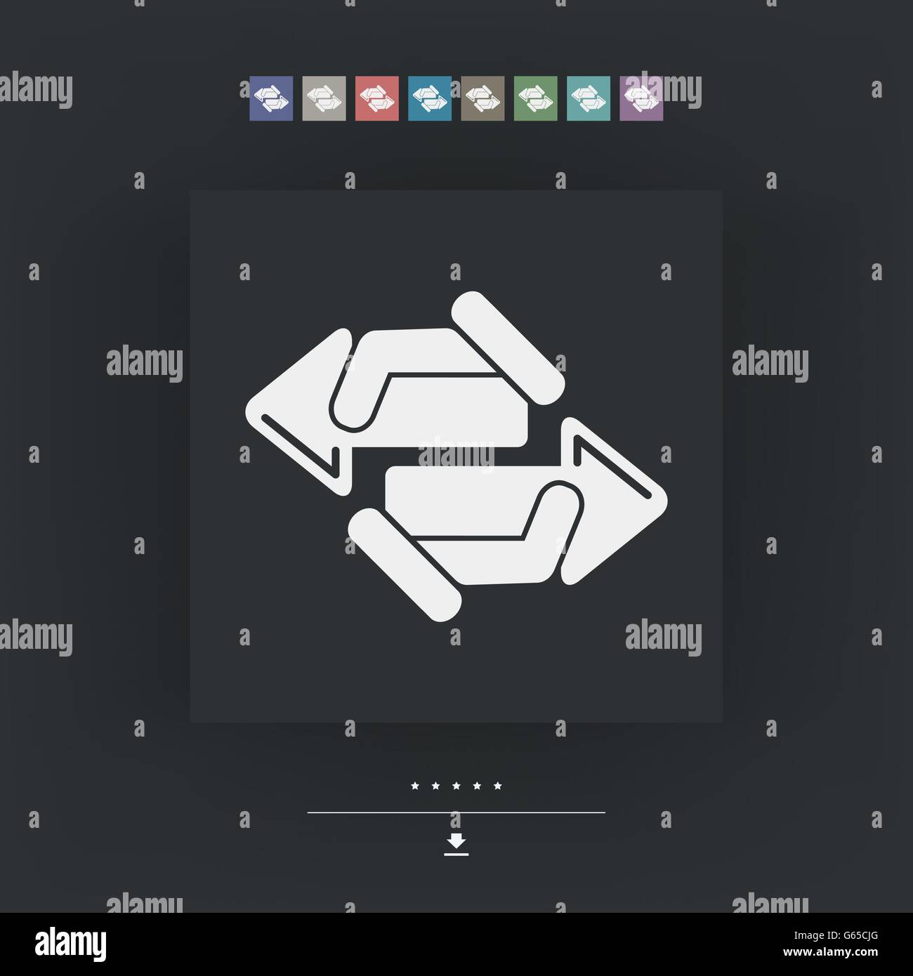 Exchange loop Stock Vector Images - Alamy