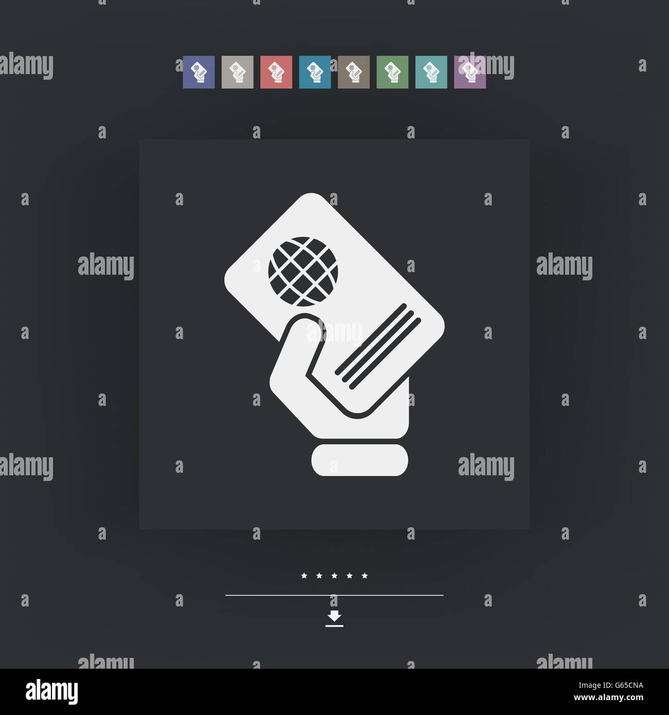 Passport check in Stock Vector Images - Alamy