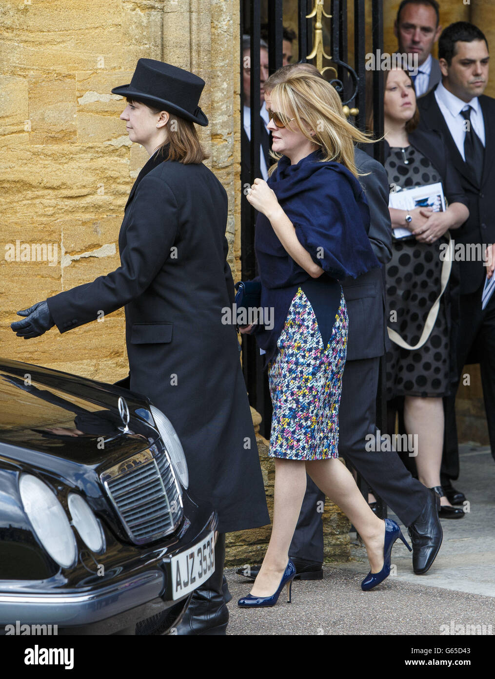 Andrew 'Bart' Simpson funeral Stock Photo - Alamy