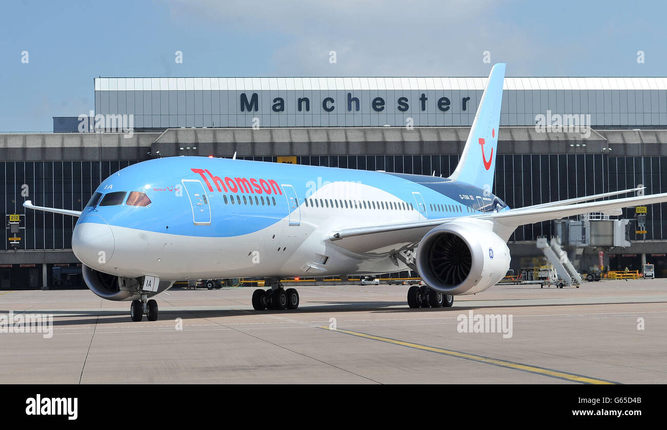 Thomson's Boeing 787 Dreamliner Stock Photo - Alamy