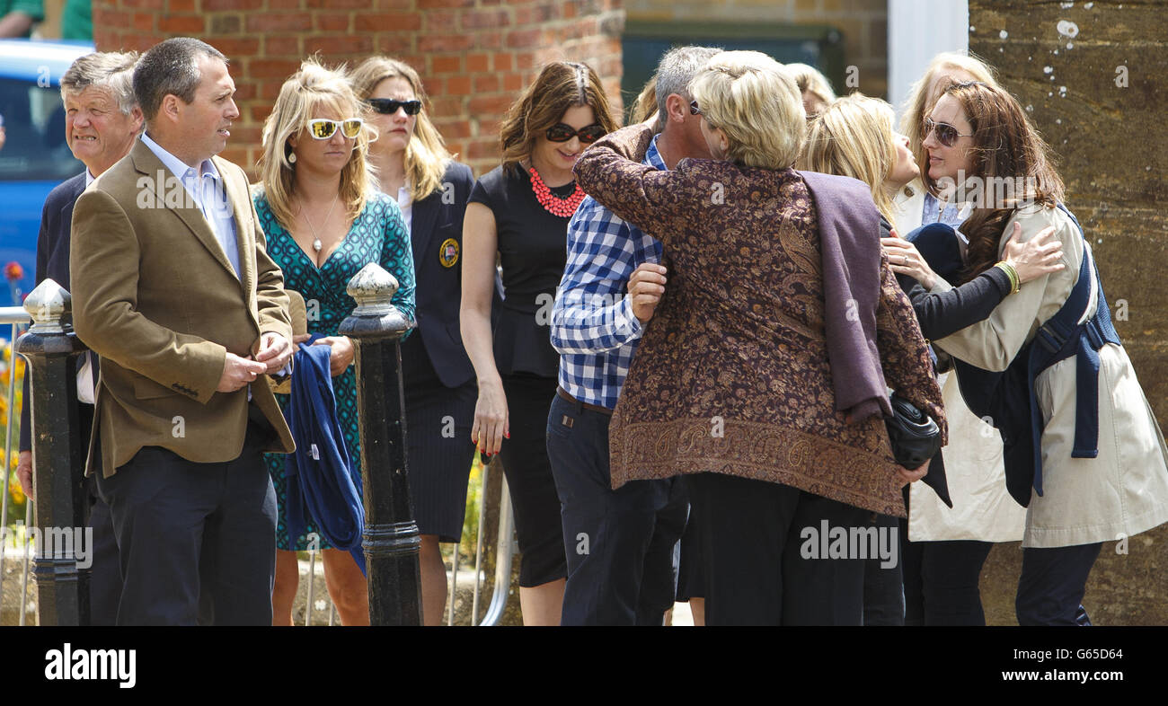 Andrew 'Bart' Simpson funeral Stock Photo - Alamy