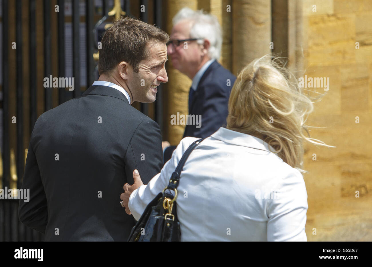 Andrew 'Bart' Simpson funeral Stock Photo - Alamy