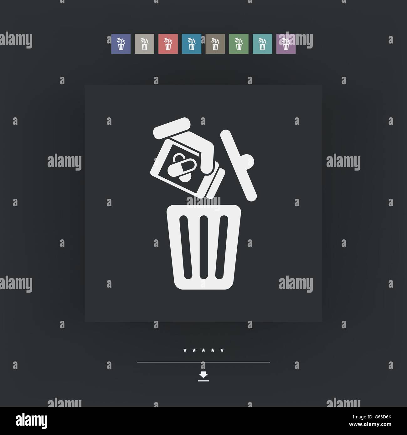 Pharmaceutical bin Stock Vector Images - Alamy