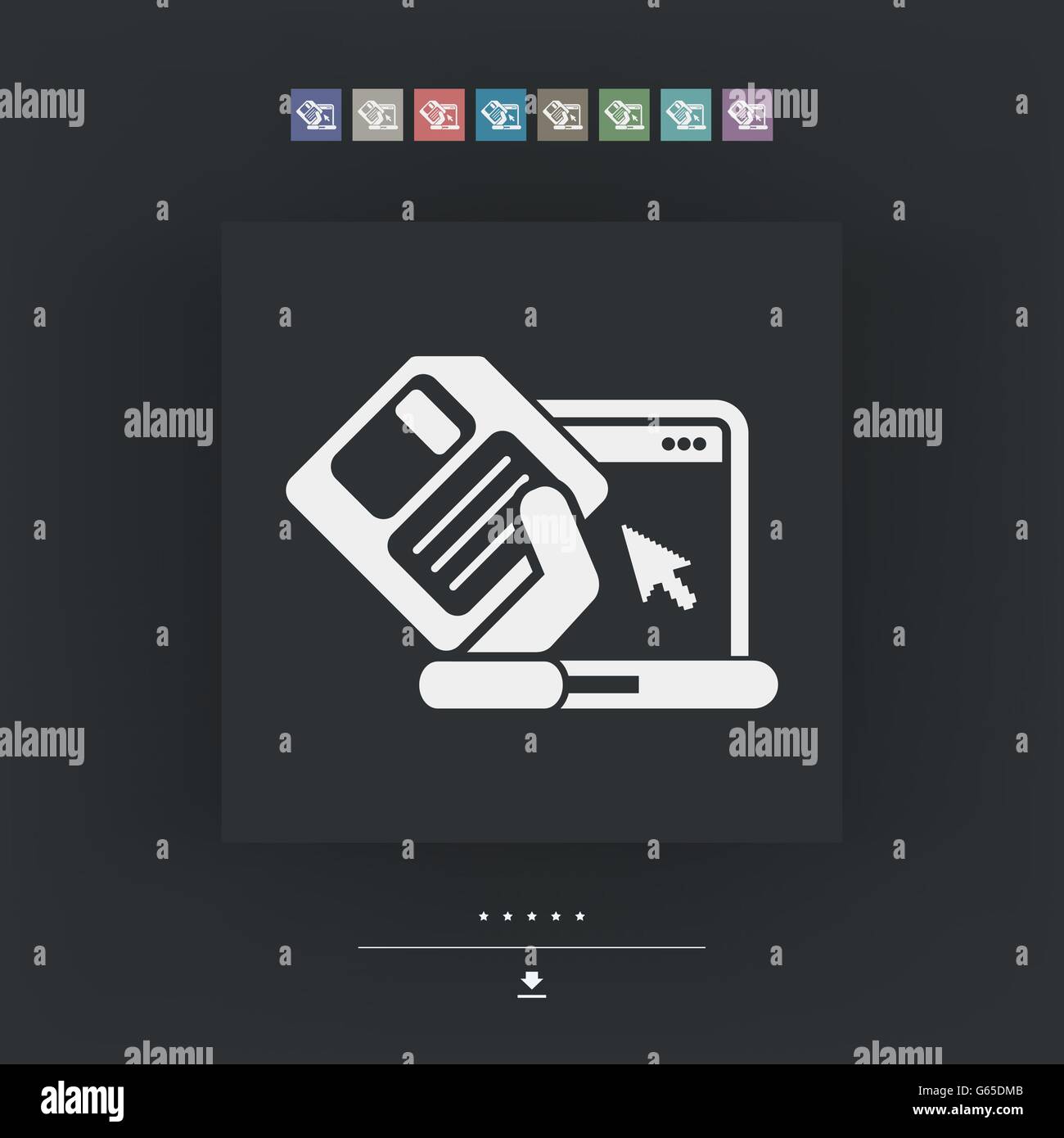 Saving data icon Stock Vector Image & Art - Alamy