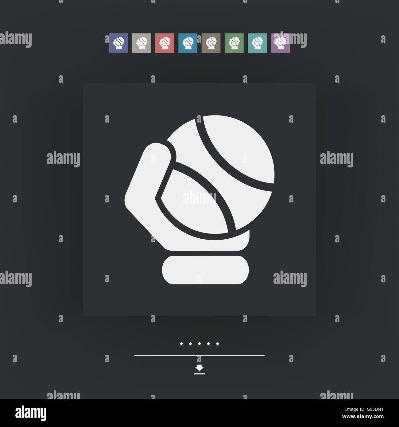 Tennis ball icon Stock Vector Image & Art - Alamy