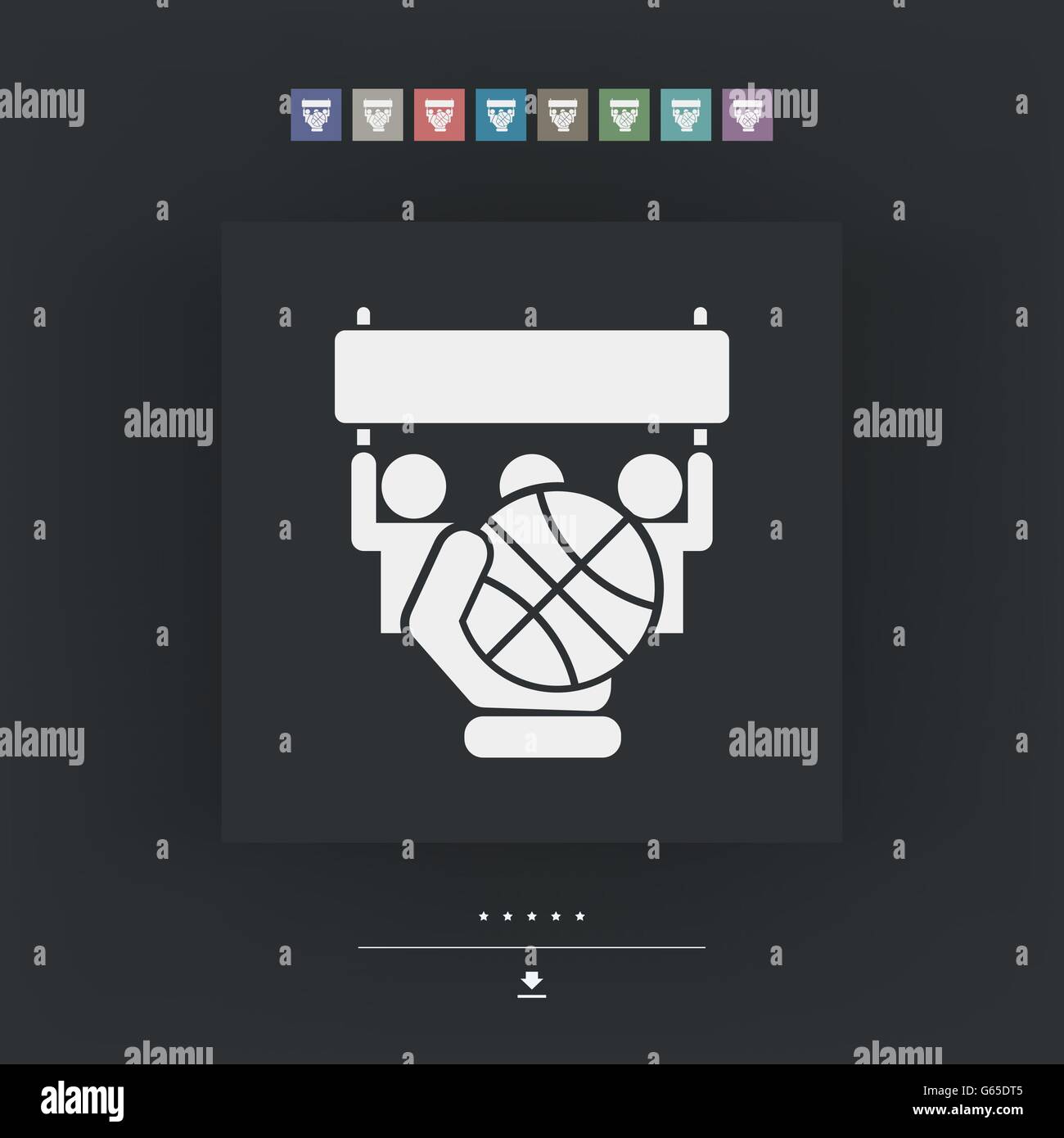 Basketball crowd cheering Stock Vector Images - Alamy