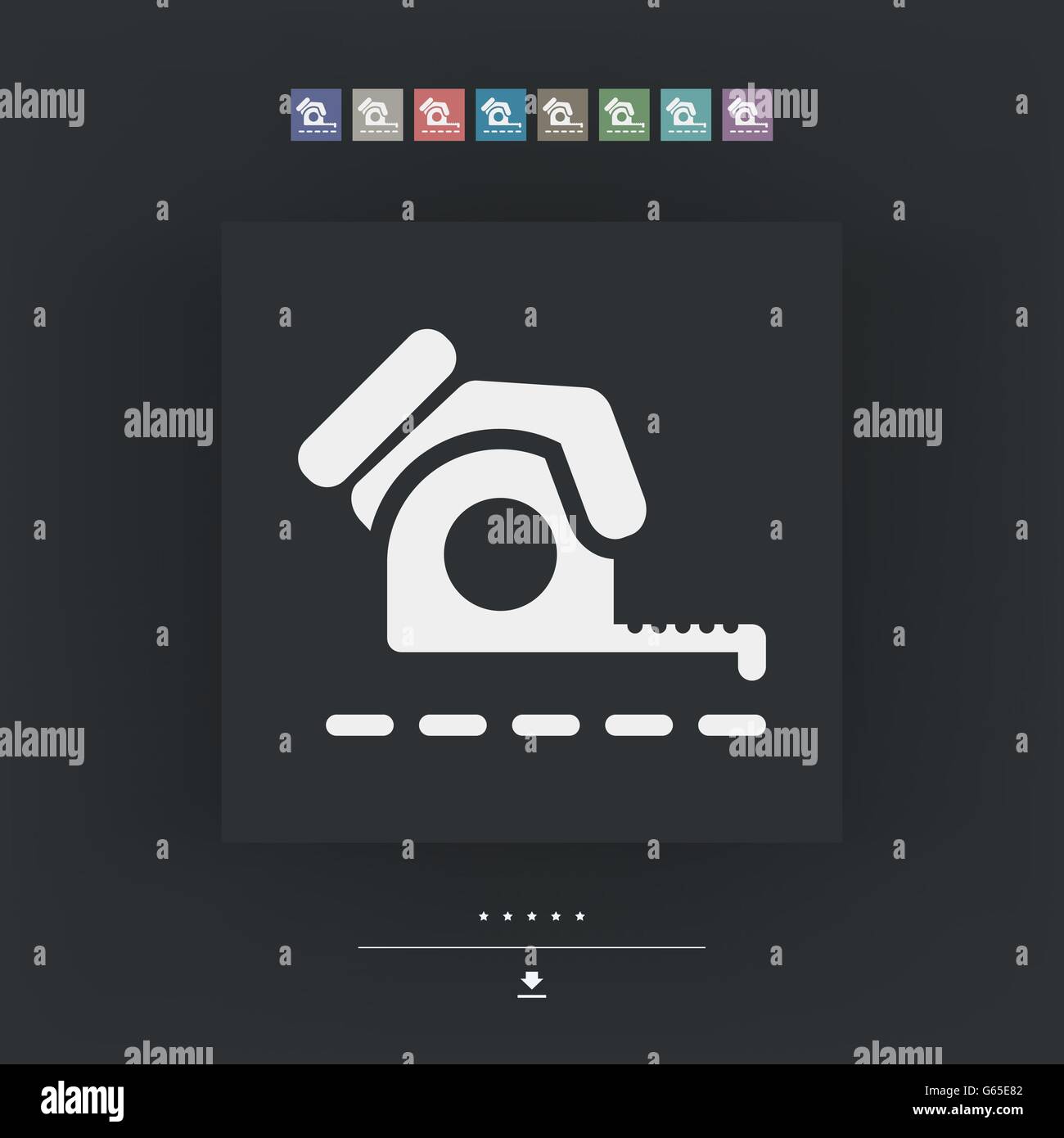 Inches, centimeters Stock Vector Images - Alamy