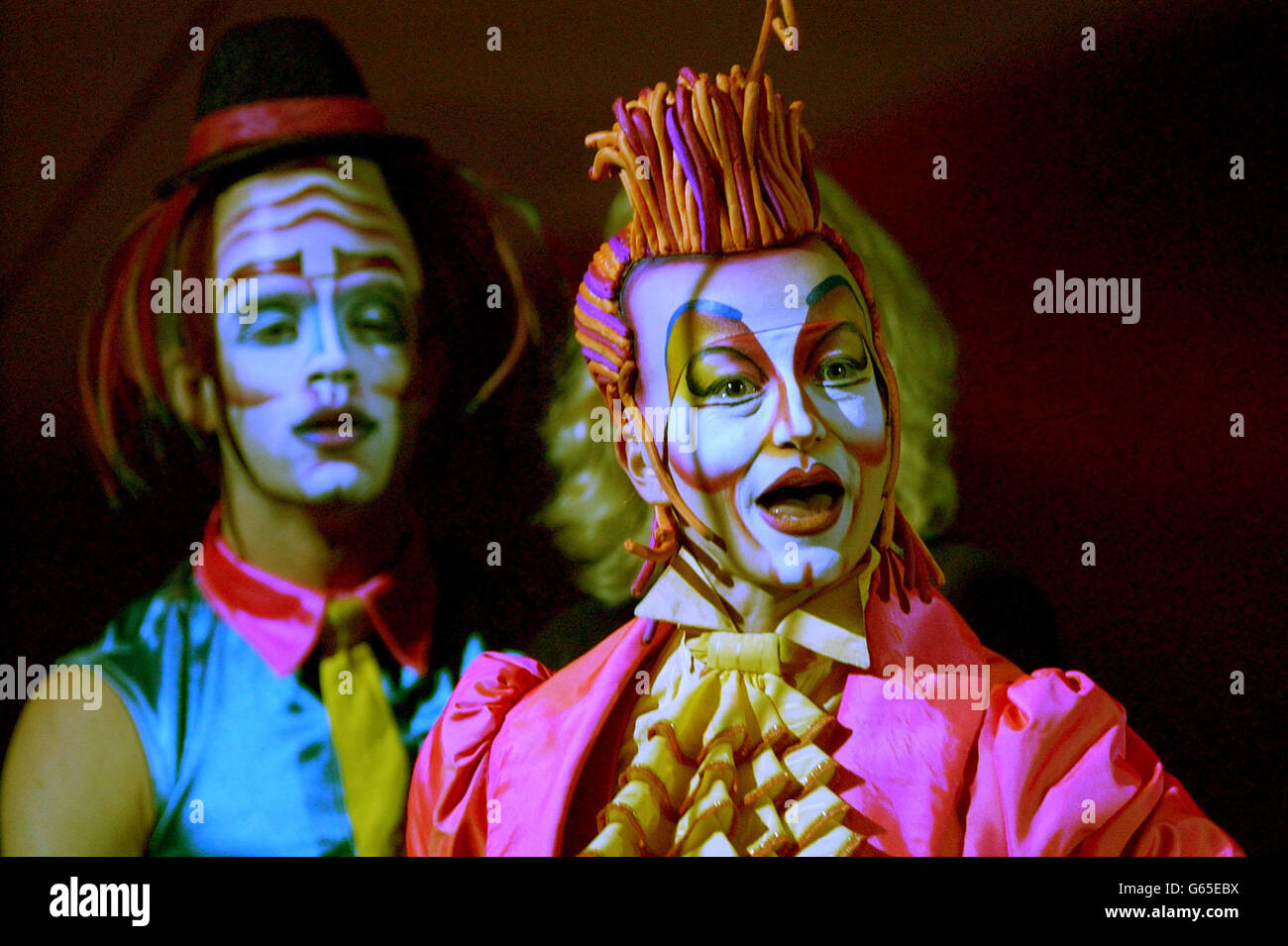 A dress rehearsal of Cirque du Soleil's show Saltimbanco at the Royal ...