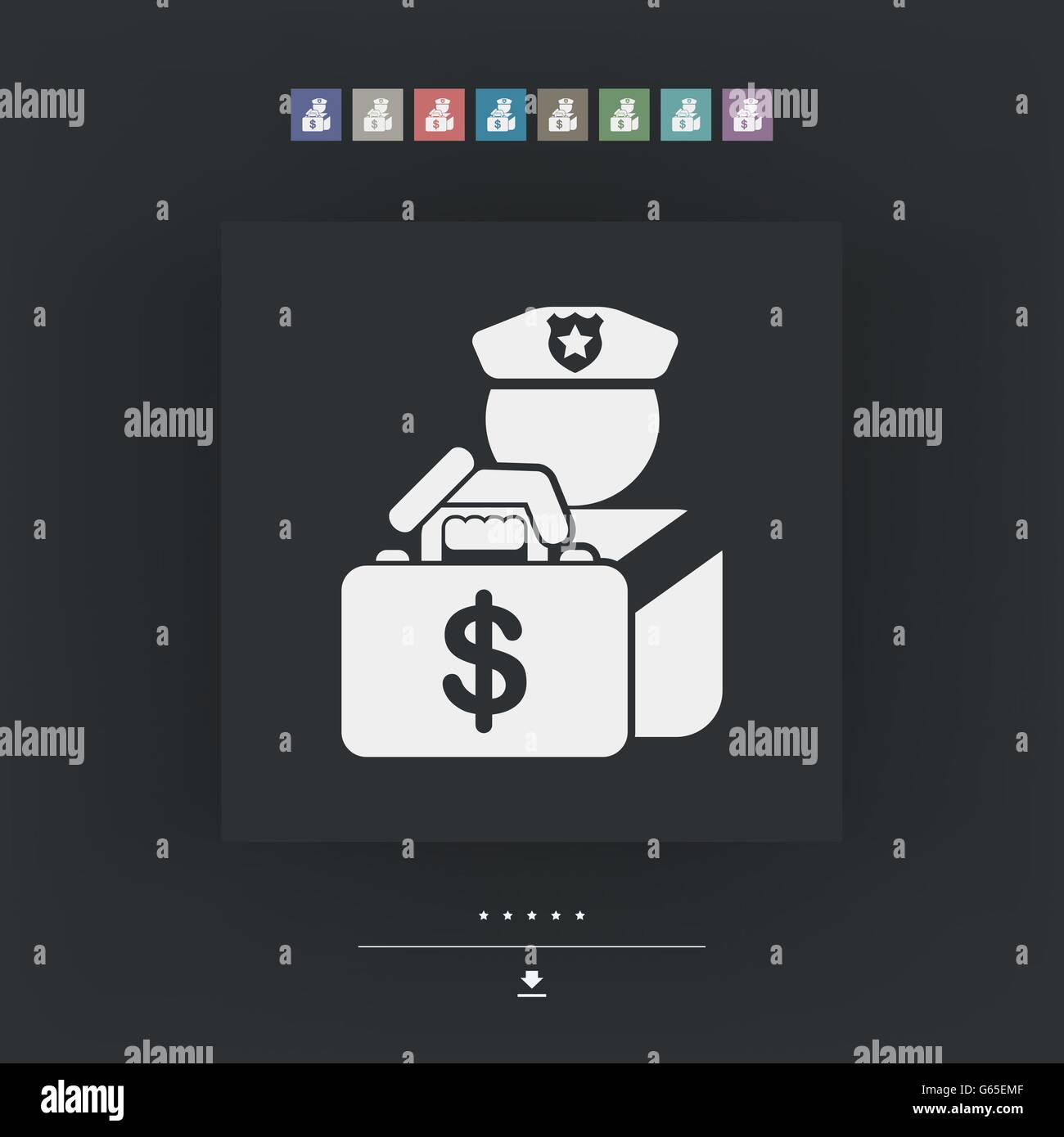 Robbery bank image Stock Vector Images - Alamy